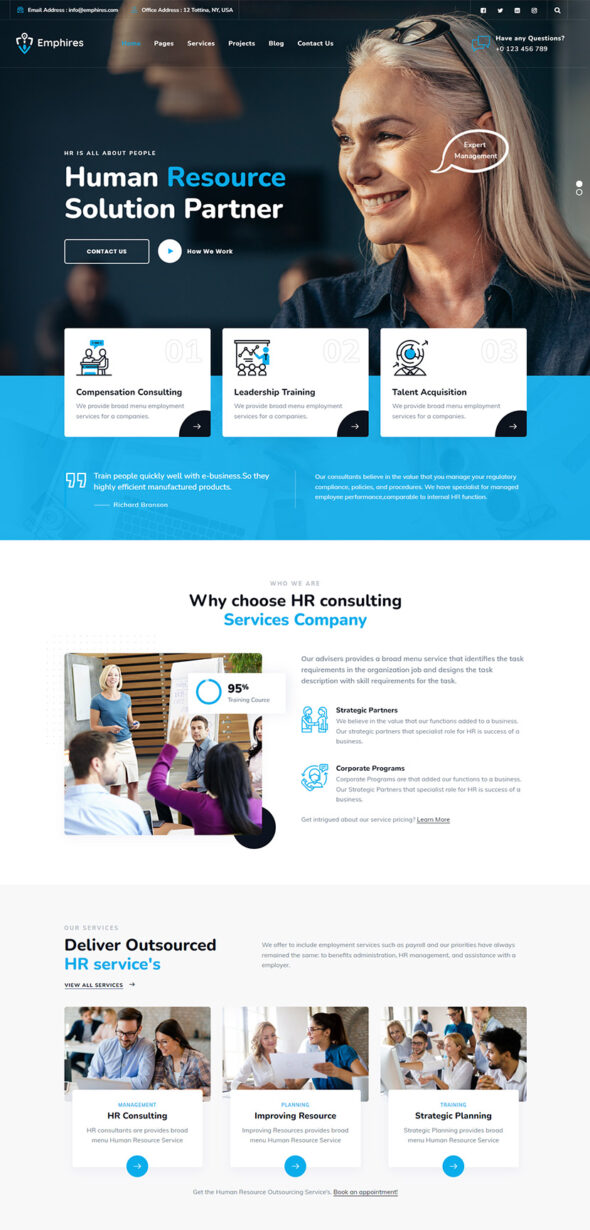 Emphires - Human Resources & Recruiting HTML Template - PBM Infotech